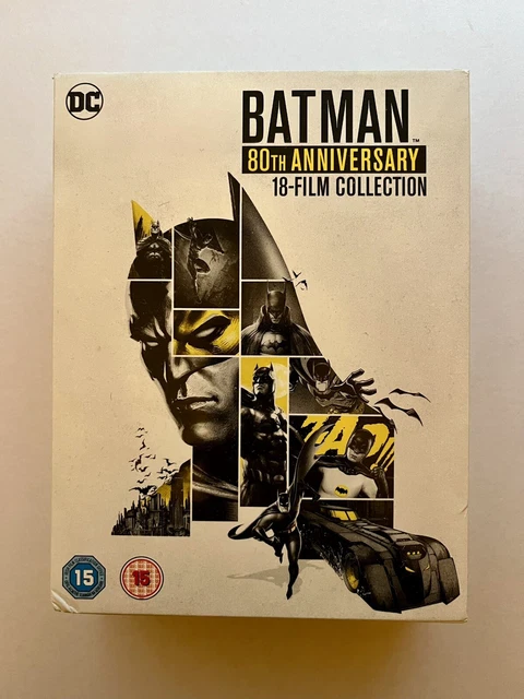 BATMAN 80TH ANNIVERSARY, 18-Film Collection DVD, Box Set, Animation £40 ...