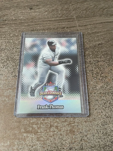 2001 FLEER ULTRA Decade of Dominance Frank Thomas #8DD HOF EUR 2,20 ...