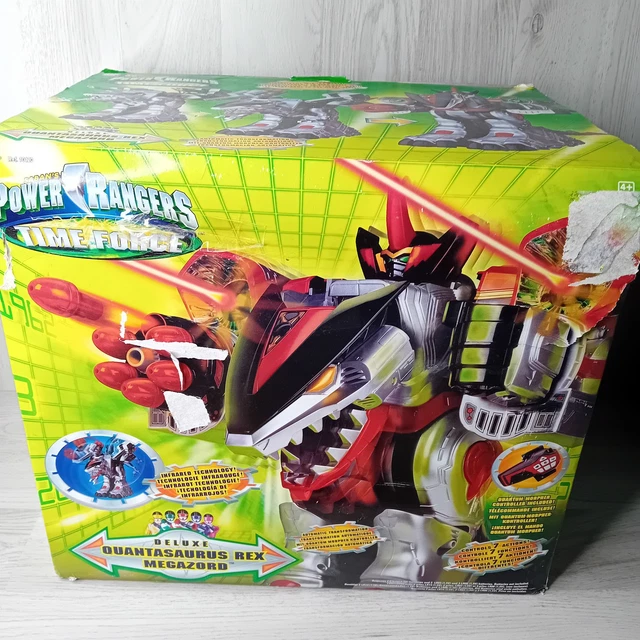 POWER RANGERS DELUXE Quantasaurus Rex Megazord Bandai 2001 - New In Box ...