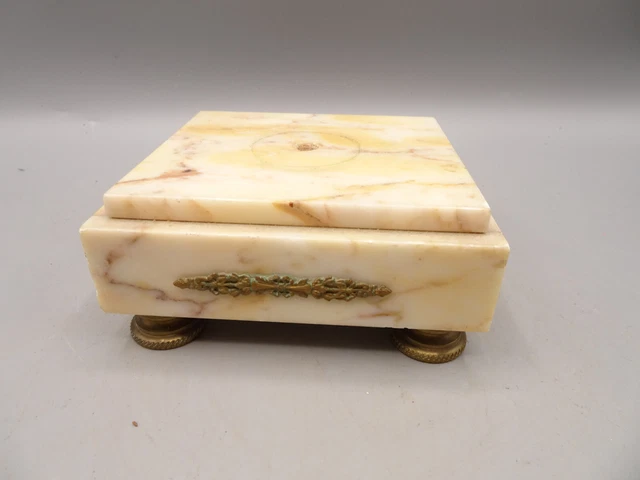 SOCLE ANCIEN EN marbre et bronze.Pour statuette,vase,etc...XIX°. EUR 50 ...