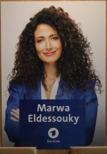 MARWA ELDESSOUKY ORIG Autogramm signiert Moderation BRISANT sexy - AK ... MARWA ELDESSOUKY ORIG Autogramm signiert Moderation BRISANT sexy - AK ...