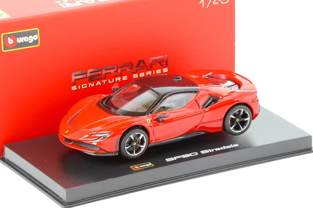 1:43 BBURAGO SIGNATURE Ferrari SF90 Stradale Rouge EUR 21,53 - PicClick FR