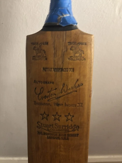 RARE CRICKET BAT Stuart Surridge £40.00 - PicClick UK
