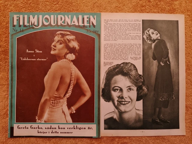 ANNA STEN COVER 1932 Greta GARBO Tallulah BANKHEAD DIETRICH Dorothy ...