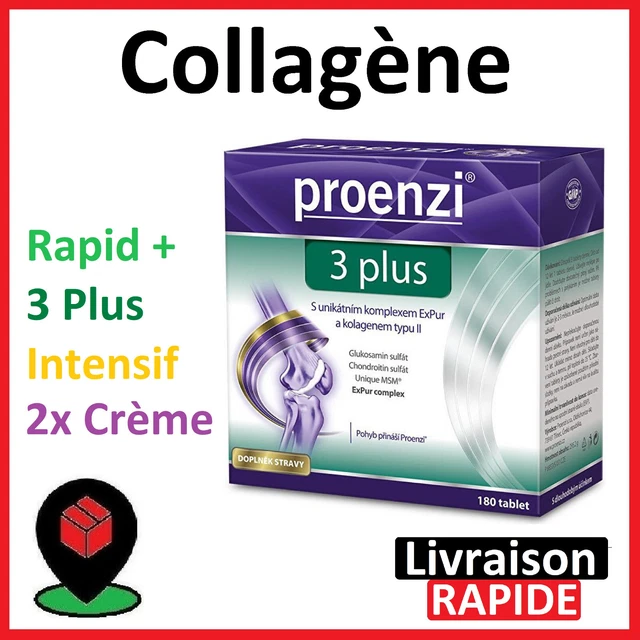 PROENZI ARTROSTOP COLLAGÈNE CRÈME Rapid Intensif Comprimés Vitamine ...