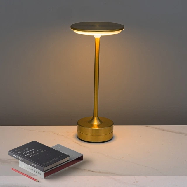 RECHARGEABLE LED TABLE Lamp Touch Sensor Portable Night Light Bedroom ...