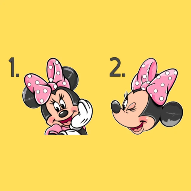 PRE CUT MINNIE mouse Edible image/ Minnie mouse cake topper/ Wink eyes ...