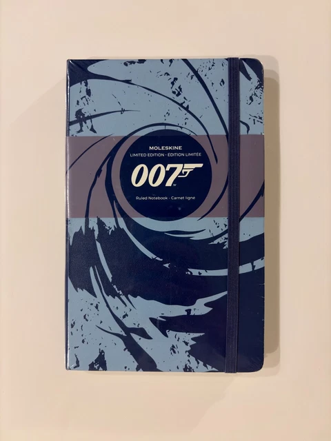 MOLESKINE RULED NOTEBOOK James Bond 007 Limited Edition $30.00 ...