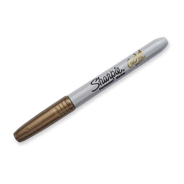 SHARPIE PERMANENT MARKER Finepoint Gold Box Of 12 $49.95 - PicClick AU