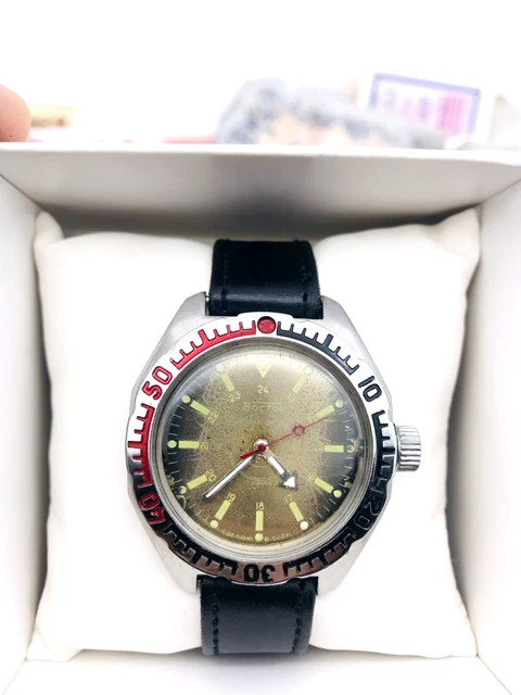 SNIPER ORIGINAL RARE Vostok Amphibia 2409 Vostok URSS amphibien ...