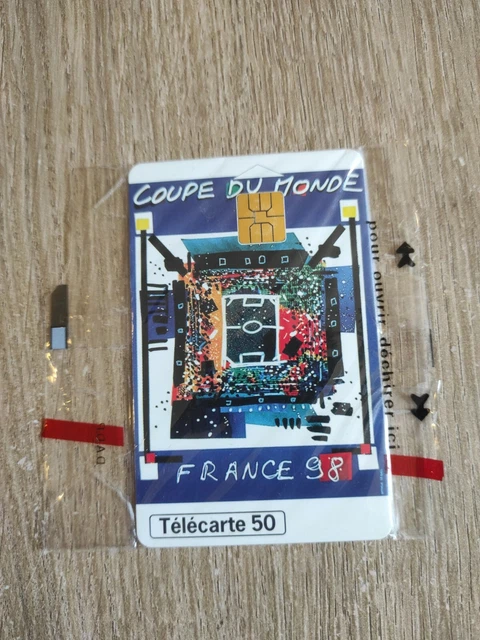 CARTE TÉLÉPHONIQUE - Télécarte 120 coupe du monde de football 1998 - EUR 15,00 - PicClick FR