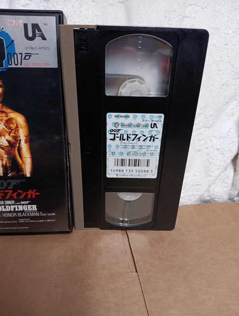 007 GOLDFINGER VHS Japan Import 1989 Rare James Bond Fast Shipping 1964 ...