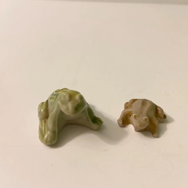 VINTAGE WADE ENGLAND Miniature Frogs Green Toad Figure $10.36 - PicClick CA