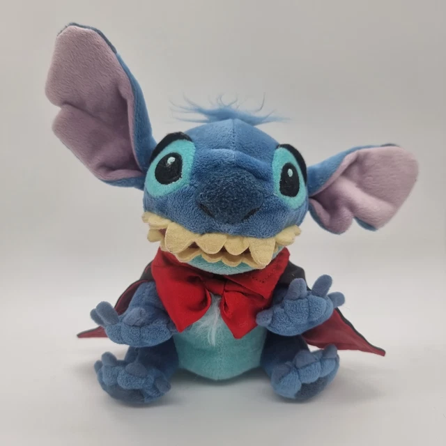 LILO & STITCH Dracula Vampire Soft Toy Disney Store Halloween Plush 8 ...