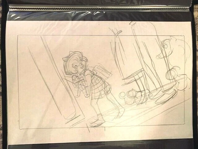 ORIGINAL &ALL DOGS Go To Heaven" Animation Drawing Anne Marie AD 84 £72 ...