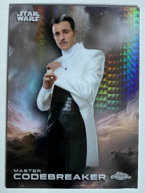 TOPPS CHROME STAR Wars 2025 Prism Refractor Parallel Card MASTER ...