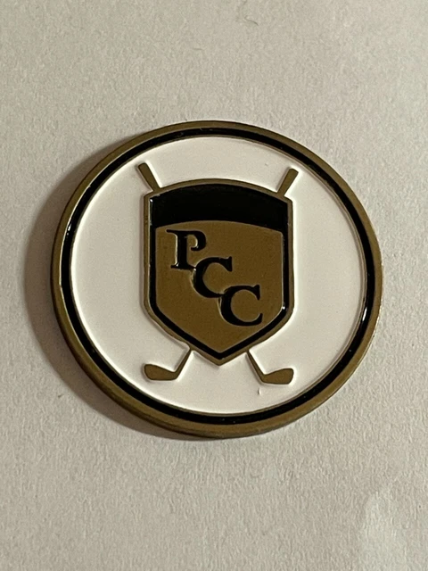 RARE PRINCETON COUNTRY Club 1" Flat Coin Style Golf Marker - Wayne, NJ ...