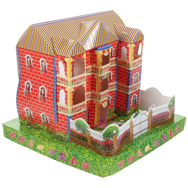 PAPER OFFERINGS CHINESE Incense Three-storey Villa Papercraft £10.59 ...