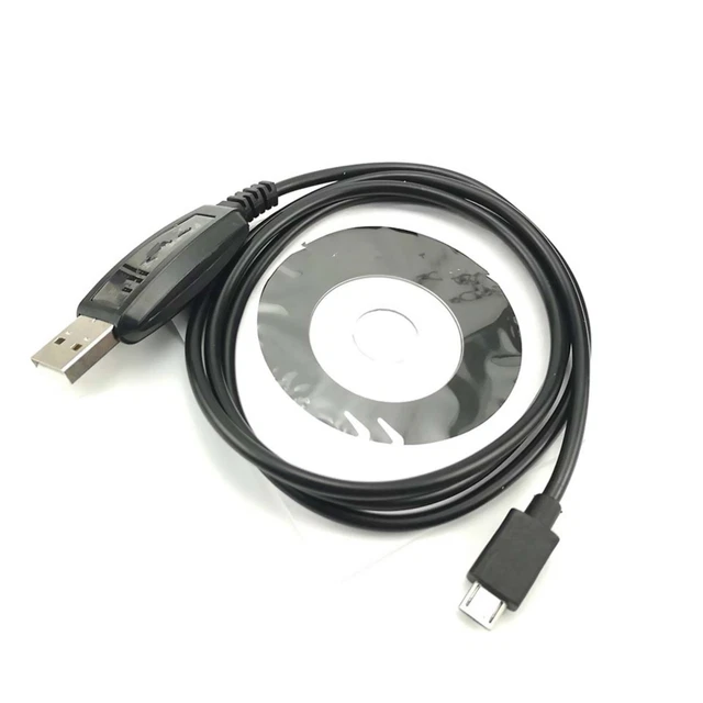 USB PROGRAMMING CABLE With CD For BaoFeng BF-T1 BF-9100 Radios Walkie ...