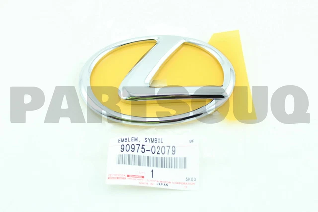 9097502174 GENUINE TOYOTA EMBLEM, RADIATOR GRILLE (OR FRONT PANEL ...