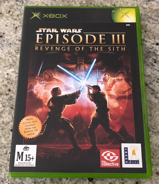 STAR WARS EPISODE Iii Revenge Of The Sith - Xbox Game 2005 - Great 2 ...