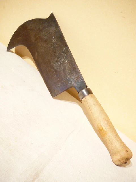 ANCIENNE SERPE SERPETTE vigneron Bret Yh69 Old tool hache outil attache ...