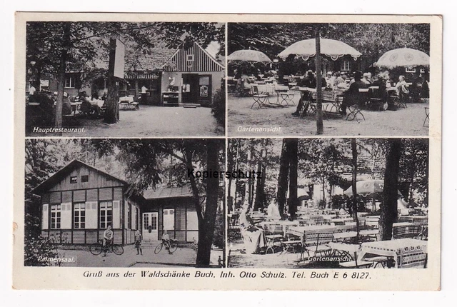 ALTE AK 1937 Berlin Buch, Gruss aus der Waldschänke, Pankow Buch EUR 5 ... ALTE AK 1937 Berlin Buch, Gruss aus der Waldschänke, Pankow Buch EUR 5 ...