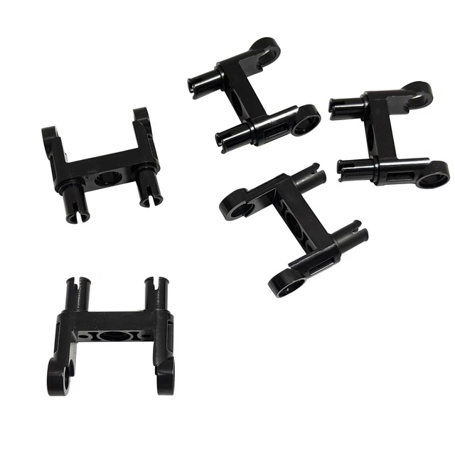 5 LEGO TECHNIC, Pin Connector Toggle Joint Smooth Double with 2 Pins ...
