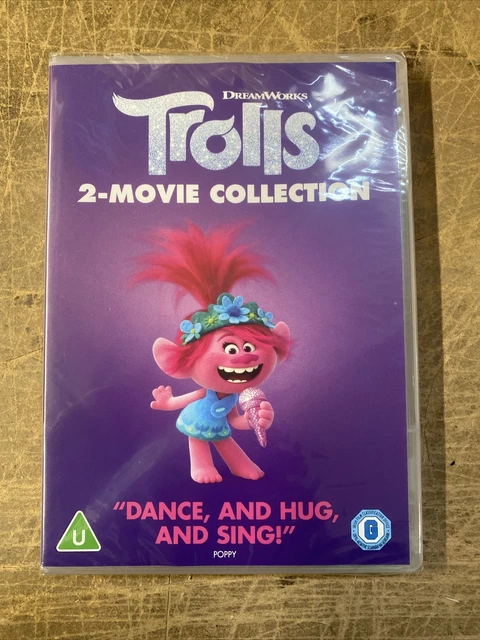 TROLLS/ TROLLS WORLD Tour 2 Movie Double Collection NEW SEALED 1 & 2 ...