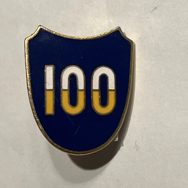 H0471 WW2 US Army 100 Infantry Division Metal DI Unit Badge L1D EUR 29 ...