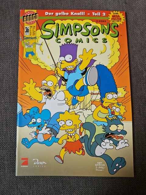 DIE SIMPSONS COMIC Heft Nr. 36 Comics Hefte Bart Simpson Horror-Show ...