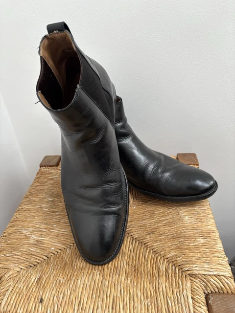 KURT GEIGER MEN’S Smart Black Pull On Chelsea Boots Size UK 9 (43) £19. ...