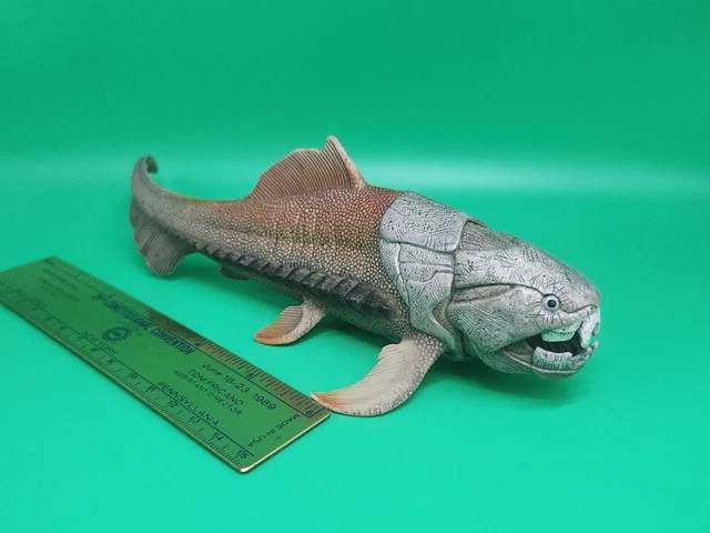 SCHLEICH DUNKLEOSTEUS TOY Figure Prehistoric Fish 2015 Jaw Opens ...