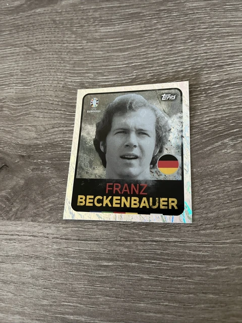 TOPPS EURO 2024 Stickers - LEGEND Franz Beckenbauer Purple Foil £5.49 ...