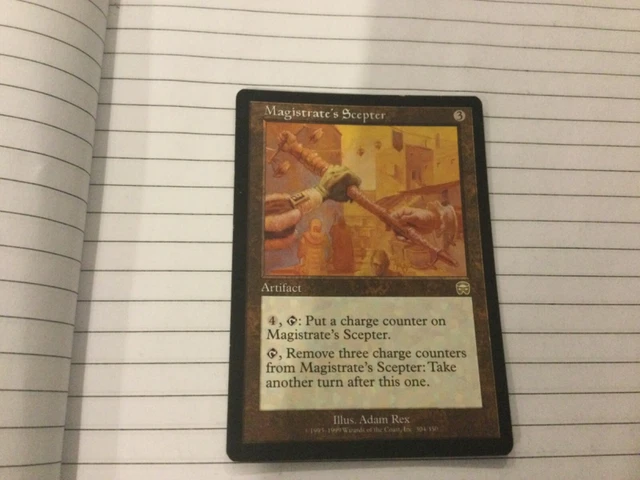 MAGISTRATE’S SCEPTER MAGIC the gathering card rare EUR 10,08 - PicClick FR