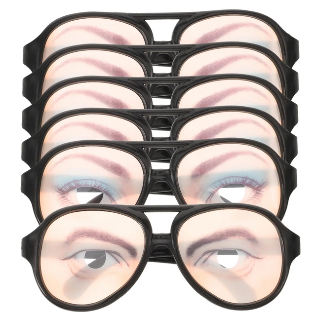 6 PCS HALLOWEEN Party Glasses Googly Eyes Props Lashies Make up $20.75 ...