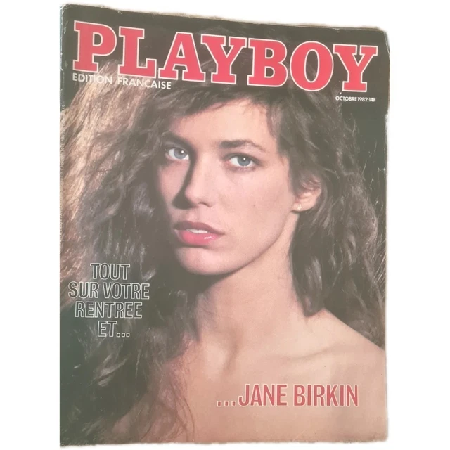 MAGAZINE PLAYBOY FRANCE. n 107. Octobre 1982. Jane BIRKIN EUR 22,00 - PicClick FR