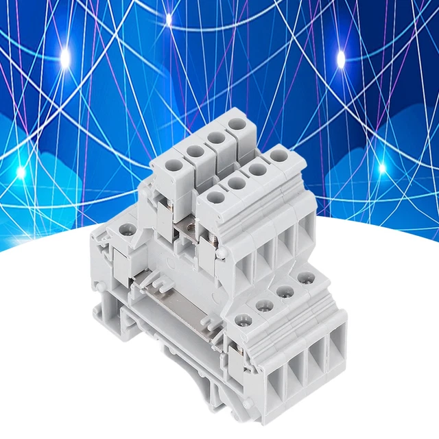 COMBINATION TERMINALS GOOD Conductivity DIN Rail Mount Terminal Flame Retardant £63.78 - PicClick UK
