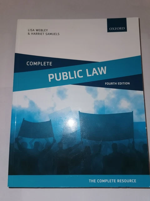 PUBLIC LAW TEXTBOOK - Fourth Edition / Oxford *LIKE NEW*. £10.00 ...