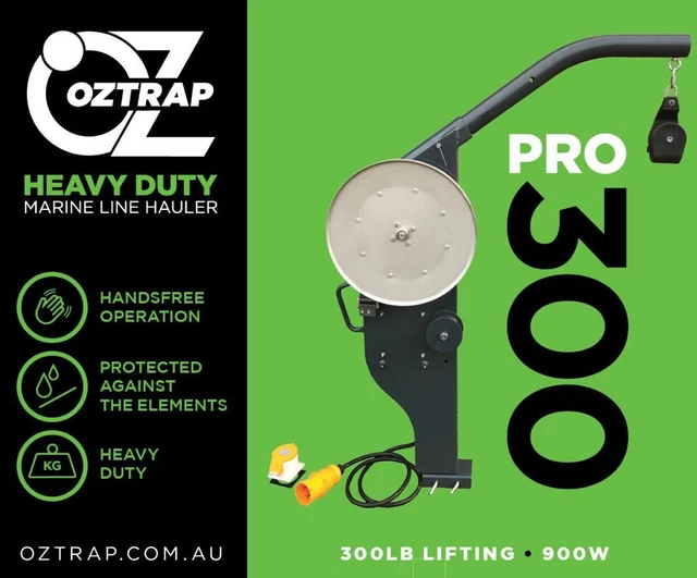 OZTRAP PRO300 CRAY Pot Hauler and Line Puller 900W 300lb $912.45 ...