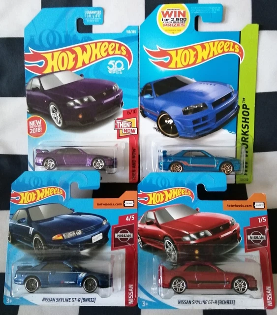 HOT WHEELS PACCHETTO Lavoro Nissan Skyline GT-R R34 R33 R32 EUR 59,11 ...