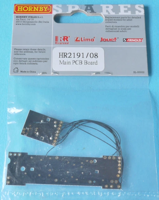 HR2191/08 HORNBY RIVAROSSI Main PCB for Trifase E.432 FS Castano ...