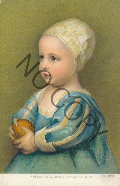 PHOTO DU FILS De Carl I. D'Angleterre Peinture De Van Dyck L1.74 EUR 35 ...