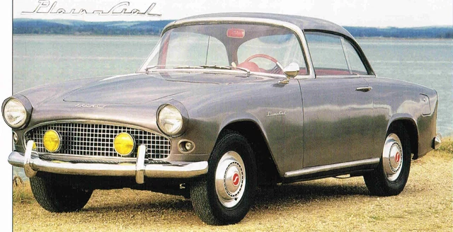 SIMCA PLEIN CIEL FICHE TECHNIQUE / Brochure : 1956,1957,1958'59 EUR 13 ...