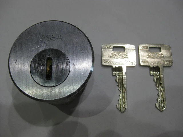 ASSA V-10 MOGUL Jail/Prison Lock w/ 2 Keys. New Key,Pins & Sidebar.High ...