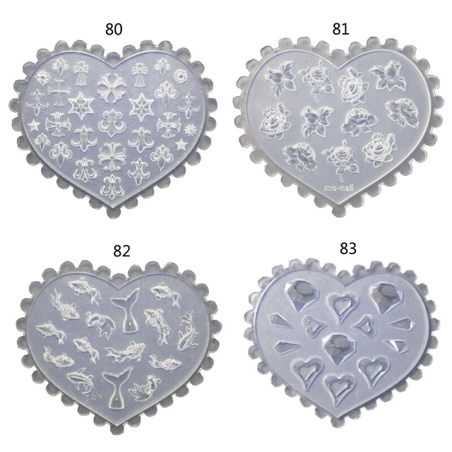ART MOLD UV Epoxy Resin Silicone Three-Dimensional Flower Mold £3.38 ...