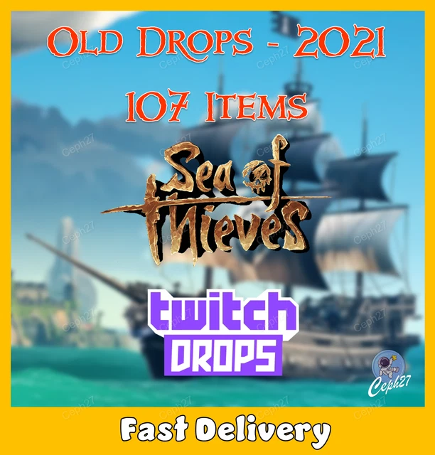 SEA OF THIEVES Rare Twitch Drops 2021 - Obsidian/Phoenix/Hunter - 107 ...