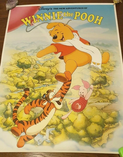 VINTAGE DISNEY'S NEW Adventures Of Winnie The Pooh Poster £4.50 ...