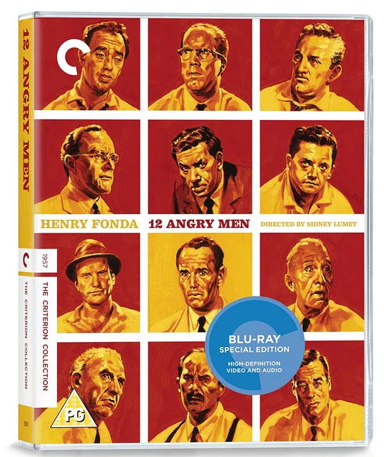12 ANGRY MEN The Criterion Collection - Blu-ray (Henry Fonda) Twelve ...