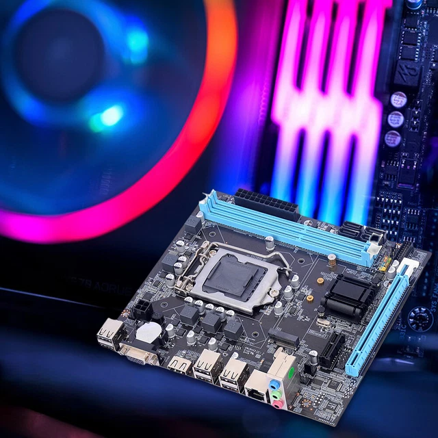 H61 MOTHERBOARD REALTEK 10/100 Mbps LAN Onboard Computer Motherboard ...